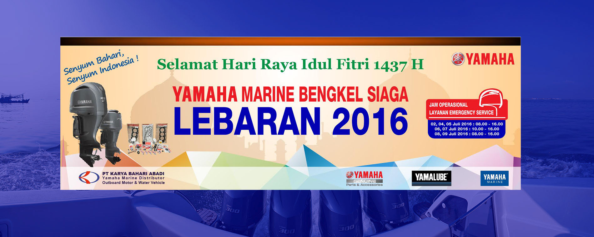 Posko Yamaha Marine Bengkel Siaga - Karya Bahari Abadi | Motor Tempel ...